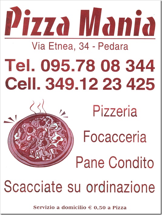 Pizza Mania: Ecco il menù delle nostre pizze!
